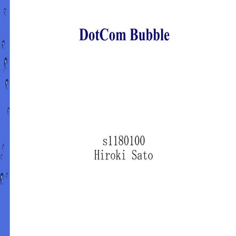 Dot com bubble | PDF