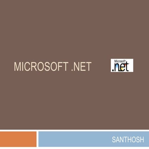 Dot Net Introduction And Their Usabilities Pptx Programming 8604