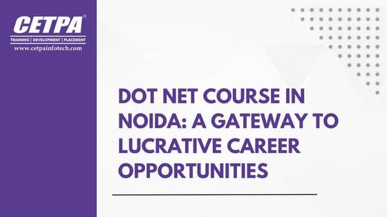 Introduction to Dot Net | PPTX | Computing | Technology & Computing