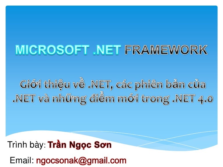 Dotnet Framework