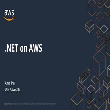 AWS Chicago user group: AWS Platform for .NET Developers | PPT