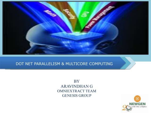 Dot Net Parallelism And Multicore Computing Ppt 9359
