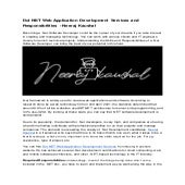 Custom Dot NET Web Application Development Services - Neeraj Kaushal | PDF