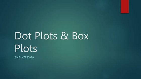 BOX PLOT STAT.pptx | Drawing and Sketching | Arts and Crafts