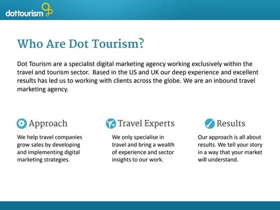 Dottourism presentations