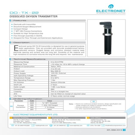 DO Transmitter : DO-TX-22 | PDF