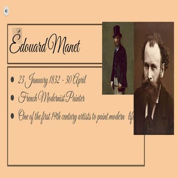 Édouard Manet author power point project.pptx