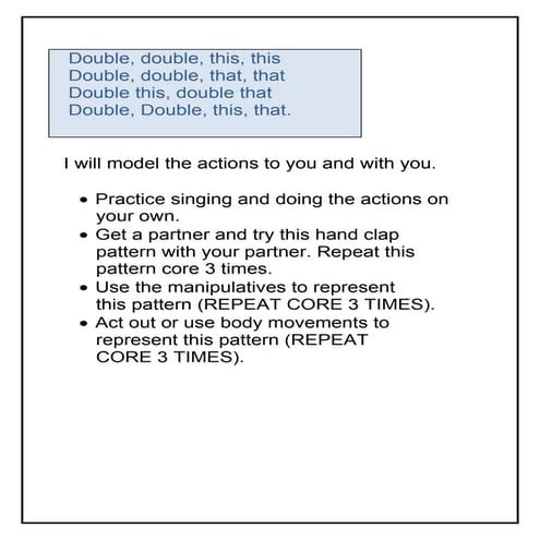 Double Double Pattern Poem | PDF