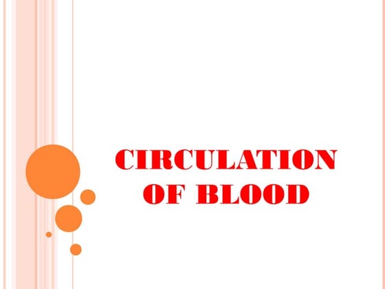 Circulatory System Ppt | PPT