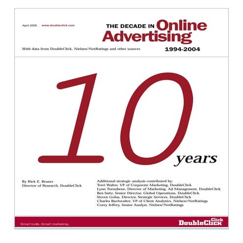 Double click 04-2005-the-decade-in-online-advertising | PDF