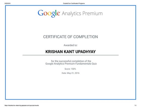 KL-DoubleClick Certification Programs | PPT