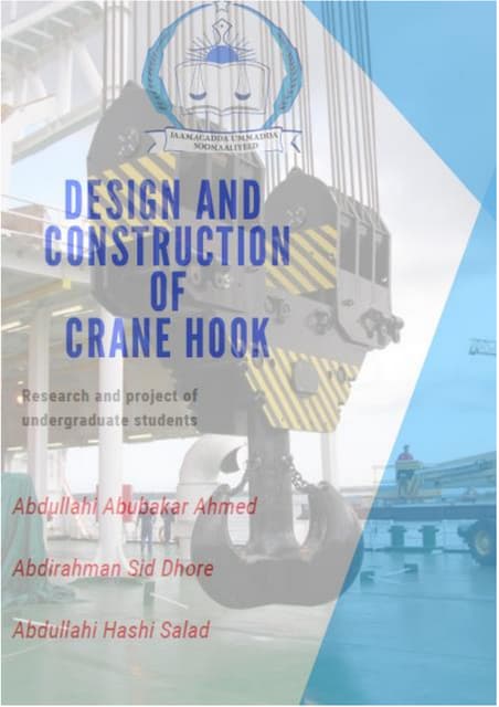 Crane Hook Design and Analysis | PDF | Physics | Science