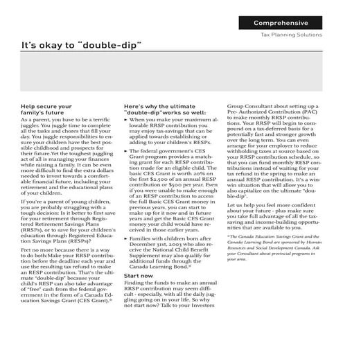 Double Dip | PDF | Retirement Planning | Personal Finance