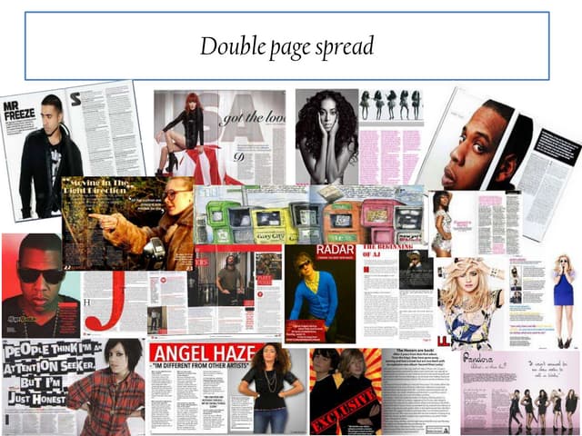 Double page spreads for analysis | DOCX