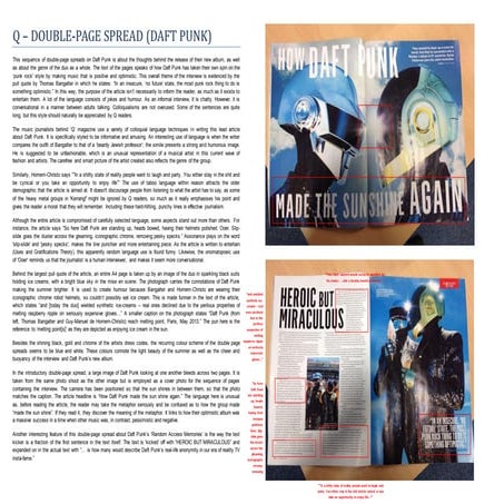 Analysis of Magazine Double Page Spreads | PPT
