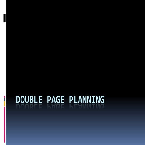 Double page planning | PPTX