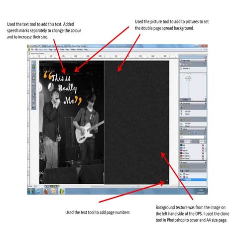 Double page spread | PPTX