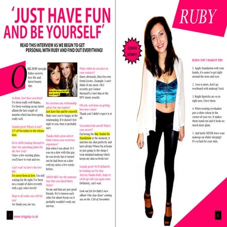 Double page spread | PPT