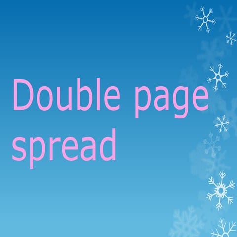 Double page spread Review | DOCX