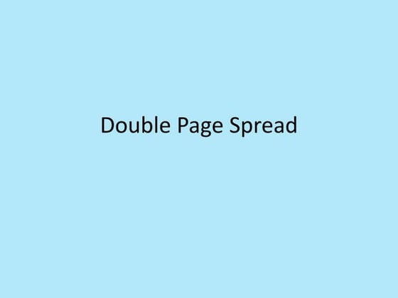 Double page spread file | PPTX