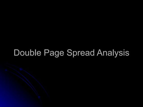 Music Magazine Double Page Spread Step By Step | PPT