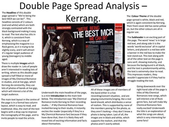 Music magazines - double page spreads | PPT
