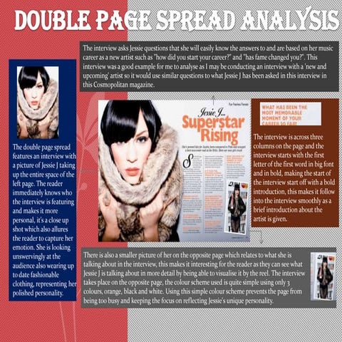 Double page spread analysis | PPTX