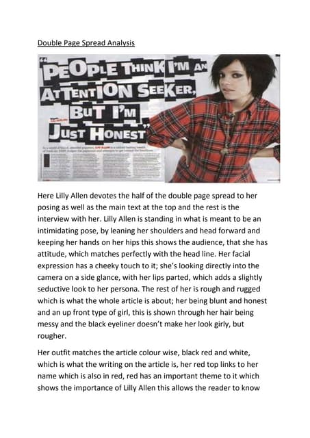 Double page analysis 2 | PPT