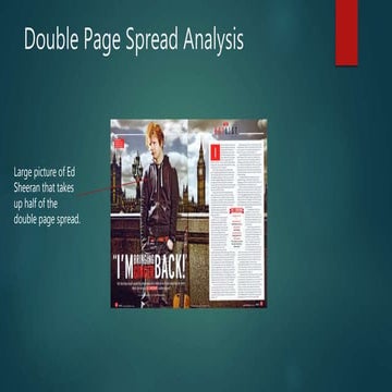 Double page spread analysis 1