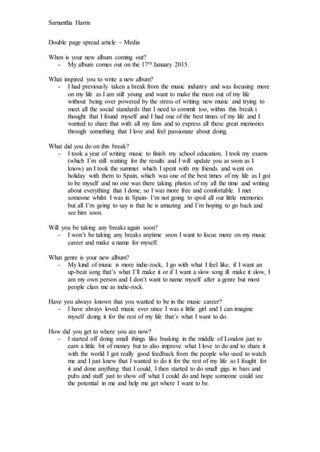 Senior Project Speech | PDF