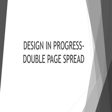 Contents page design in progress | PPTX