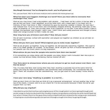 Double page spread interview 2 | PDF