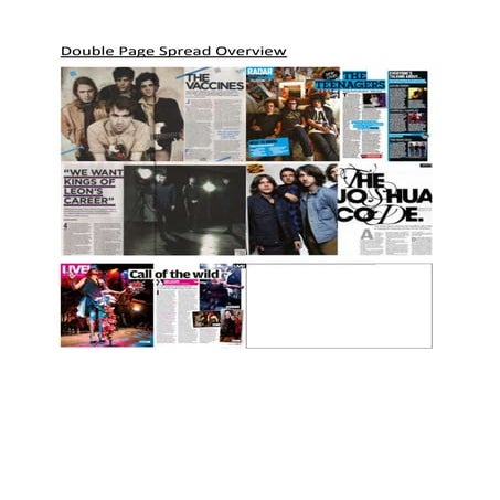 Magazine analysis double page | DOCX