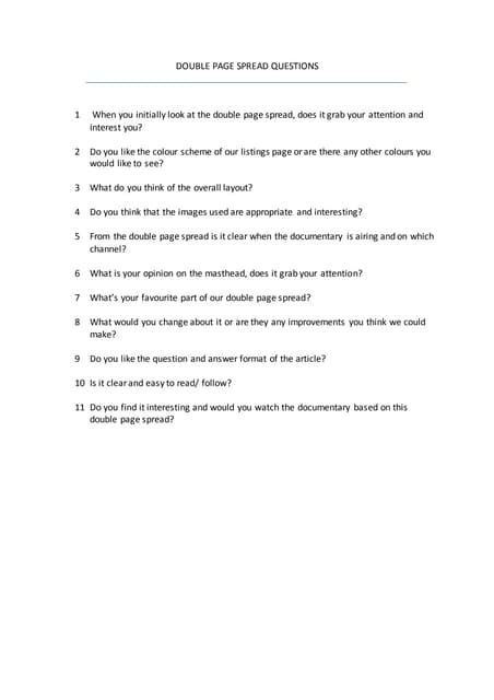 Questions for focus group | DOCX