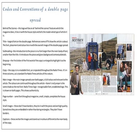 Double page spread radio times | DOCX