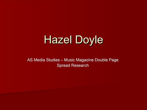 Double page spread | PPT