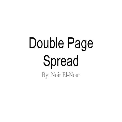 Double page spread mockup | PPT