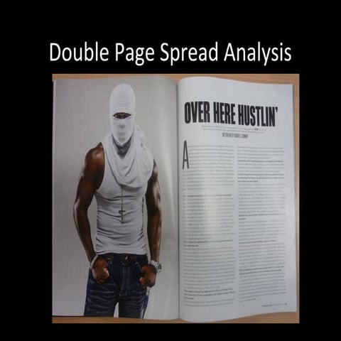 5 magazine double page spreads | PPTX