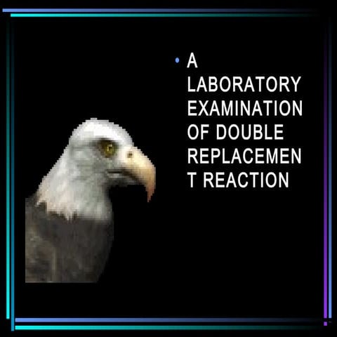 Double replacement reaction (chemistry) | PPT