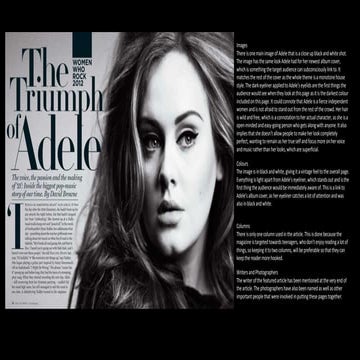 Double spread articles analysis | PPTX