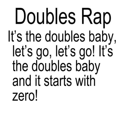Doubles rap | PPTX