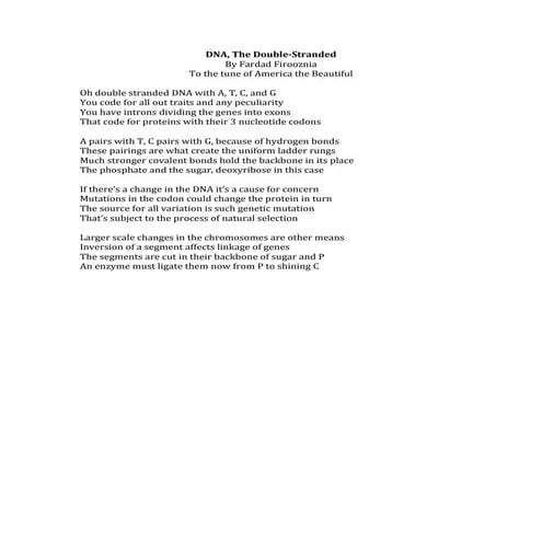 Double Stranded DNA | PDF