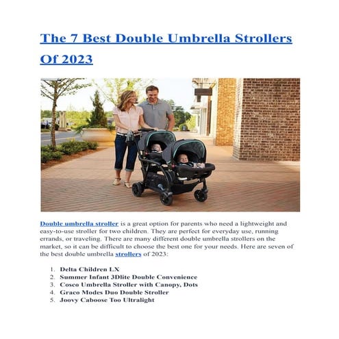 Double Umbrella Strollers.pdf