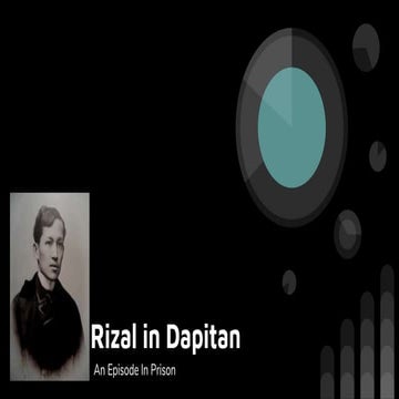 Rizal's Exile in Dapitan and Correspondence with Fr. Pablo Pastells. | PPTX