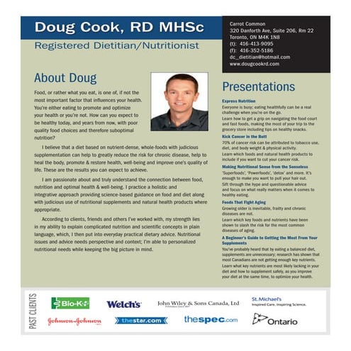 Doug Cook RD | PDF