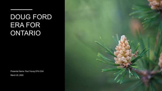 Printing and Politics: Ontario Premier Doug Ford explains how his ...