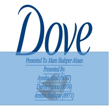 Dove | PPTX | Business | Business and Finance
