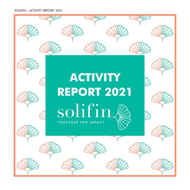 Solifin's activity report 2021 | PDF | Financial Industry | Industries