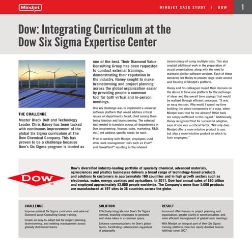 Dow case-study mindjet | PDF