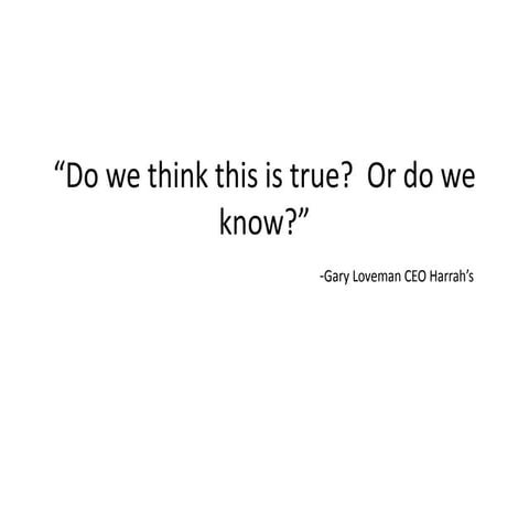 Do we think this is true? | PPTX